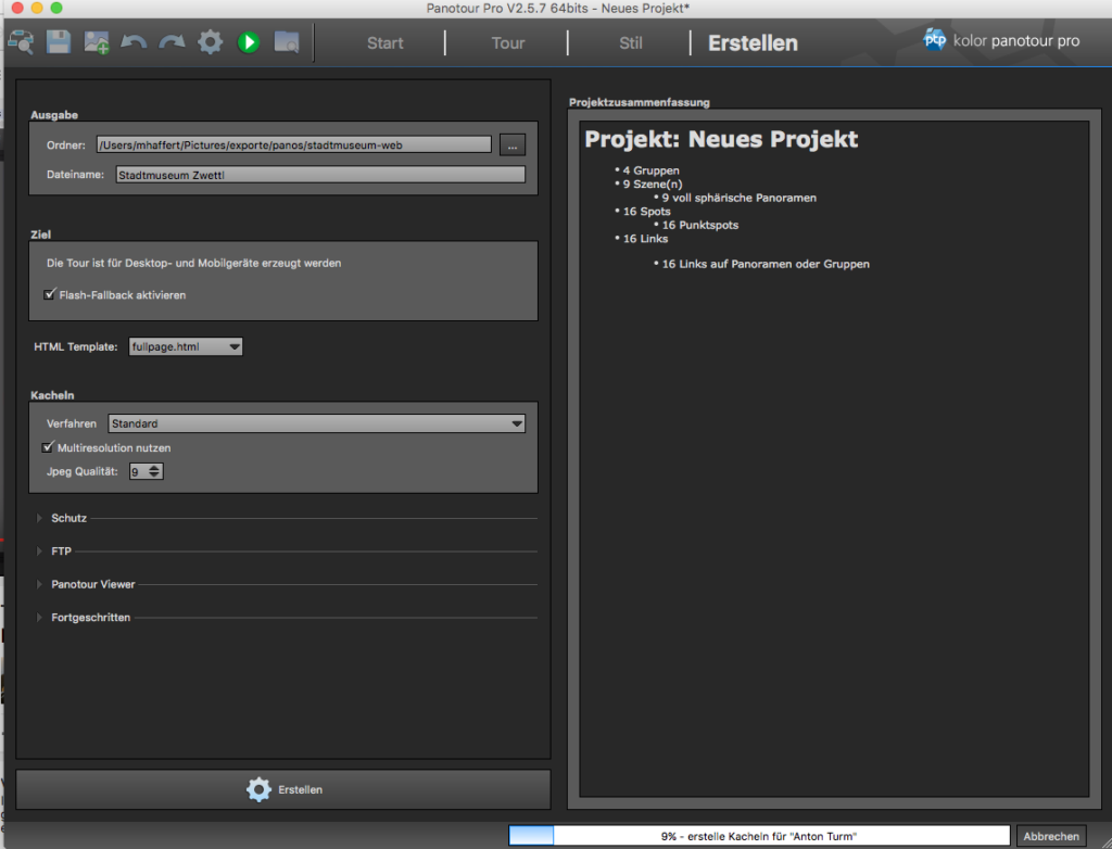 Virtuelle Tour erstellen mit Panotour Pro - FOTONOMADEN.COM